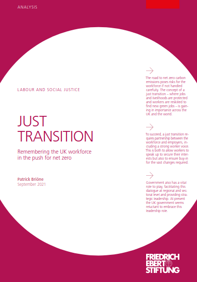 Just Transition: Remembering the UK workforce in the push for net zero